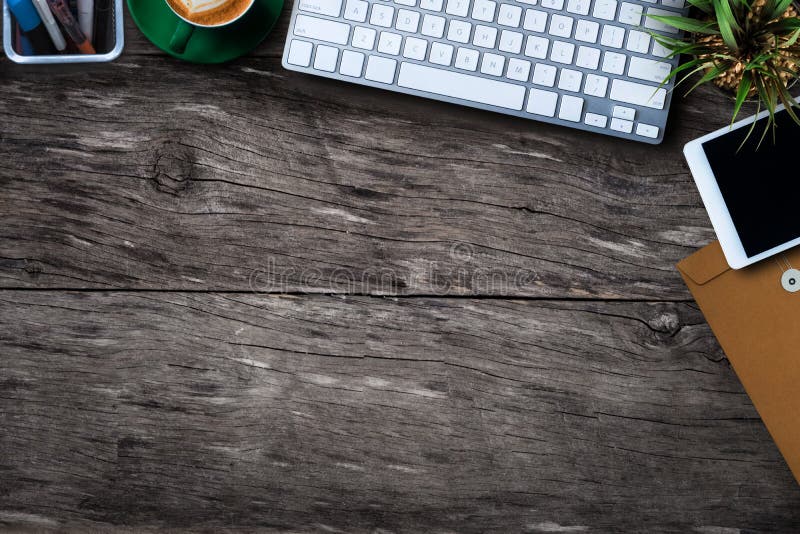 Tabletop. Top View with Space for Your Text Stock Photo - Image of note ...