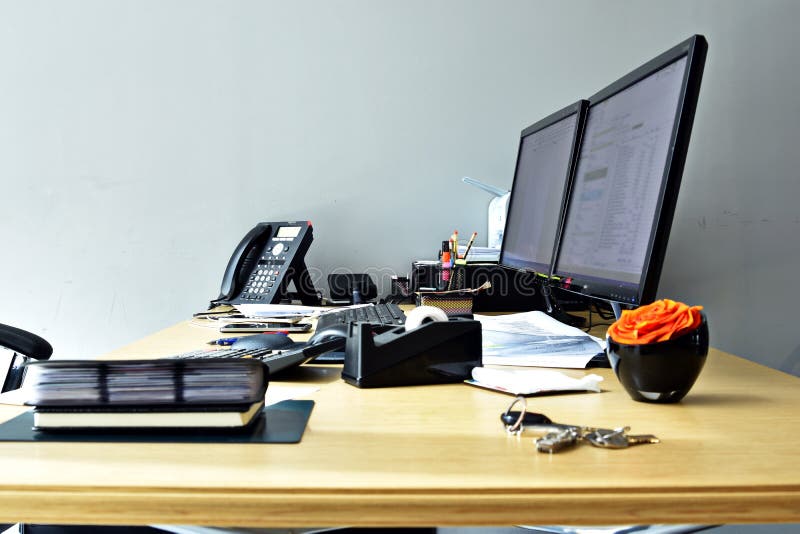 Desk Items 2 stock image. Image of desk, scissor, office - 74111
