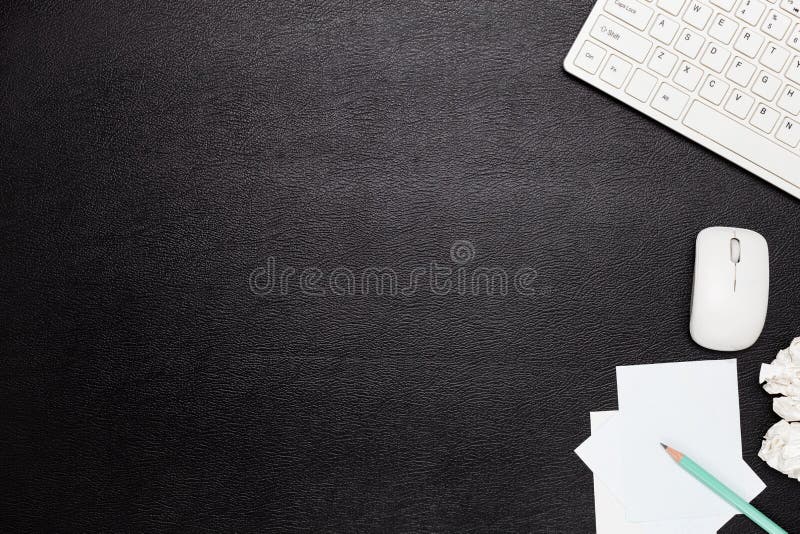 Office Desk Table of Business Workplace and Business Objects. Stock ...