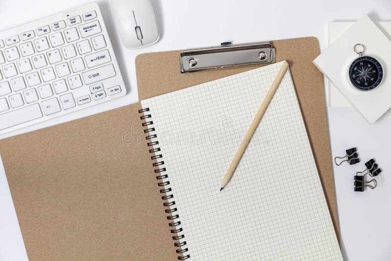 Office Desk Table of Business Workplace and Business Objects Stock ...