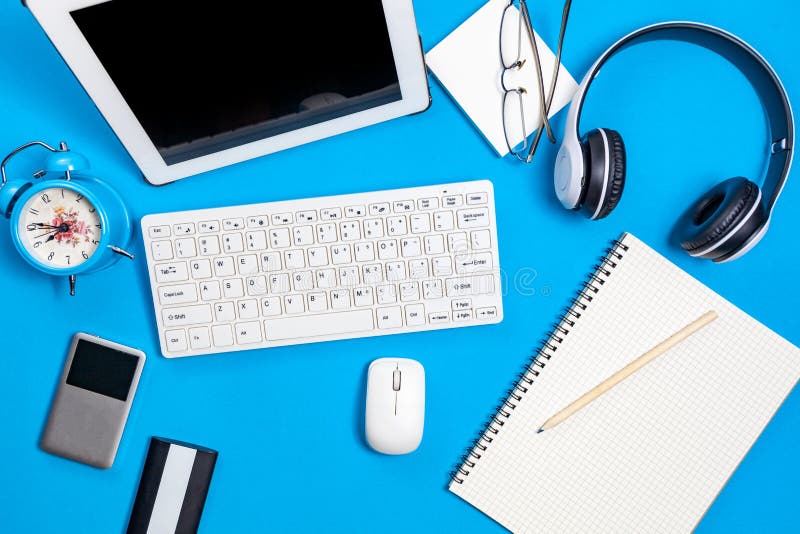 Office Desk Table of Business Workplace and Business Objects Stock ...