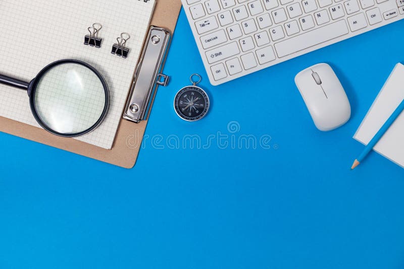 Office Desk Table of Business Workplace and Business Objects Stock ...