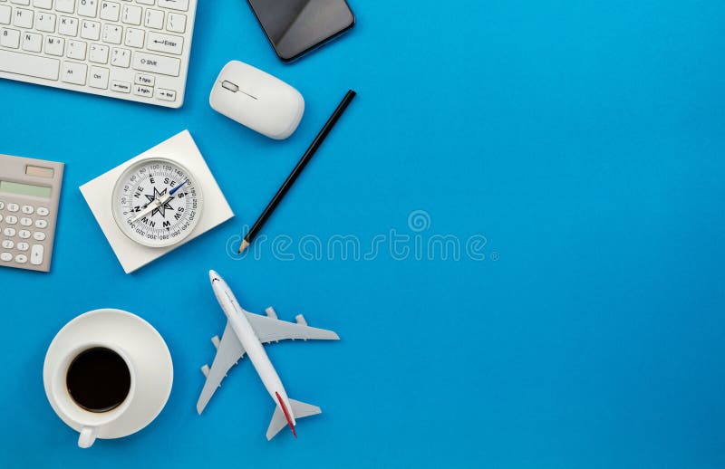 Office Desk Table of Business Workplace and Business Objects Stock ...