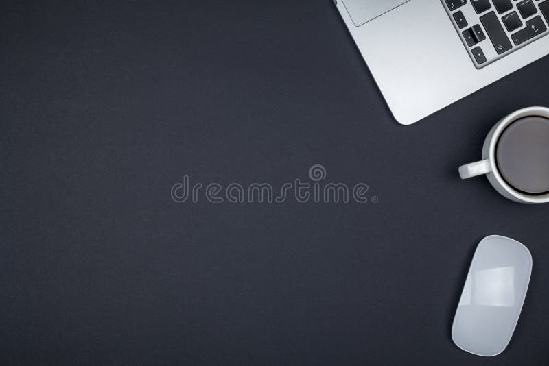 Office Desk Table with Computer Stock Image - Image of office ...
