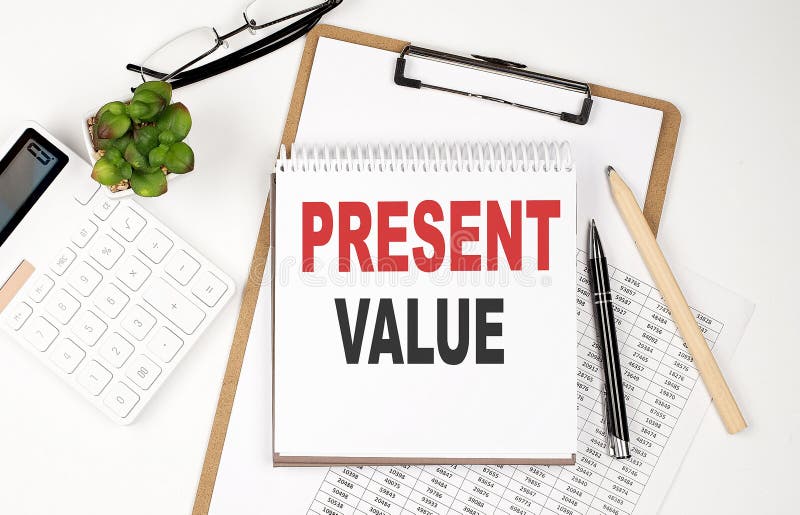 Office Desk Table with Paper Sheet, Notepad ,chart and Calculator. Top ...