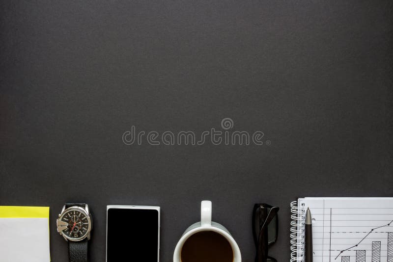 Office desk top view stock photo. Image of users, analysis - 71066360