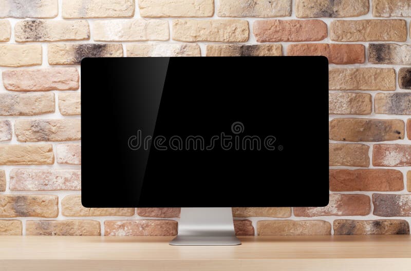 Office Desk Workplace with Pc Stock Photo - Image of place, equipment ...