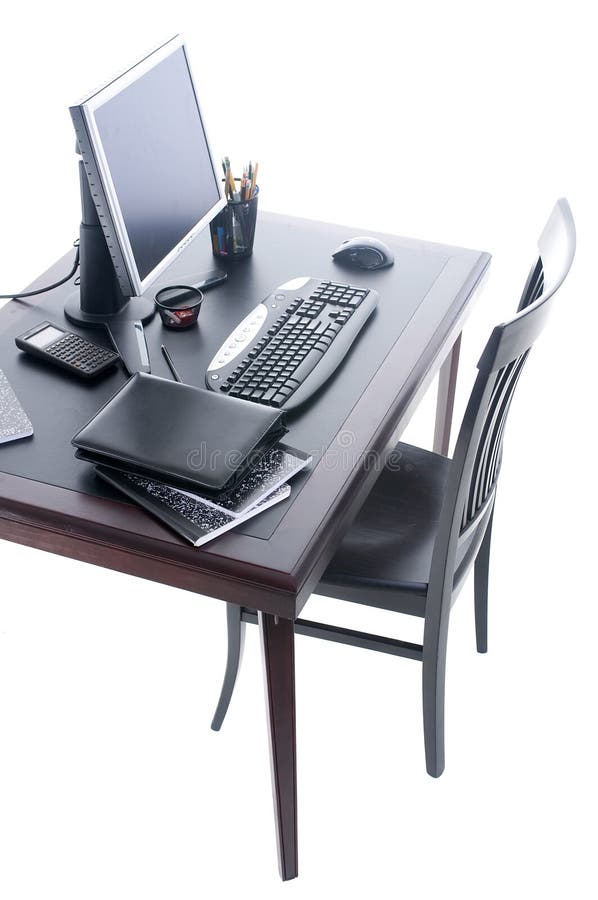 Office Desktop stock photo. Image of workstation, screen - 5069978