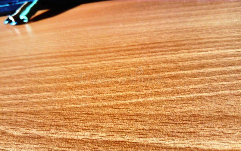 Desktop Table from Up Close Stock Photo - Image of smooth, keyboard ...