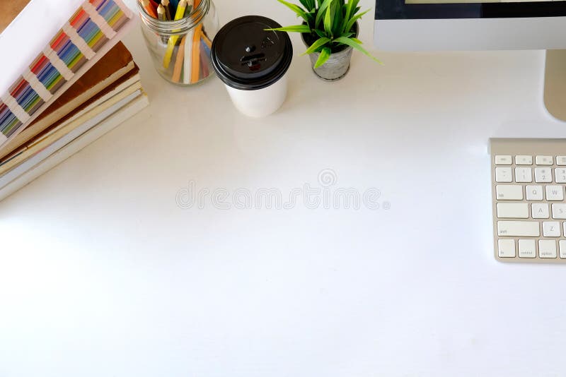 Workplace Concept, Workspace Background and Copy Space Stock Image ...