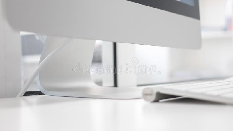 Office Desktop stock image. Image of desk, computer, desktop - 5069969