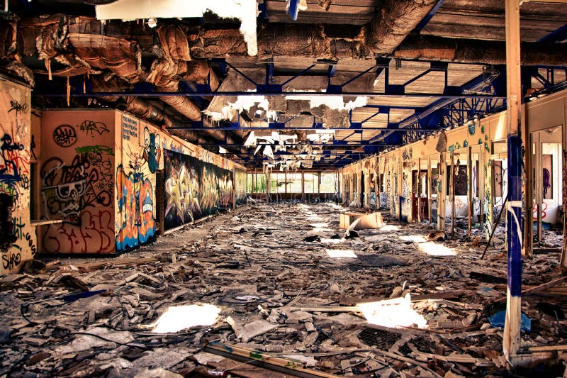 3+ Destroyed abandoned office Free Stock Photos - StockFreeImages