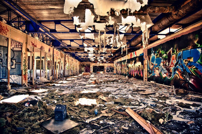 Office devastated stock photo. Image of architecture - 32308634