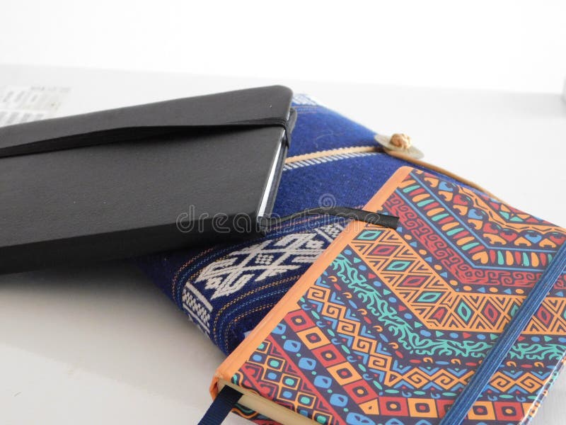 Office Diaries Books Notes Paper Stock Image - Image of books, notes ...