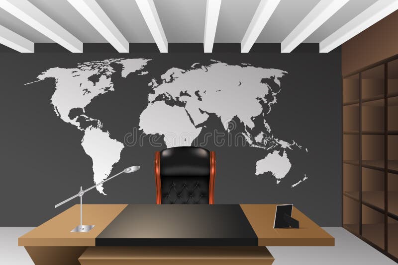 Office of the director stock vector. Illustration of industry - 96919507