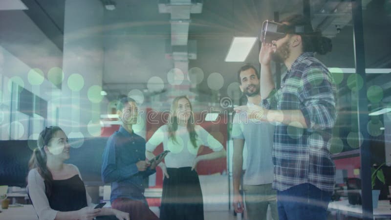 In Office, Diverse Team Exploring Animation with Virtual Reality ...