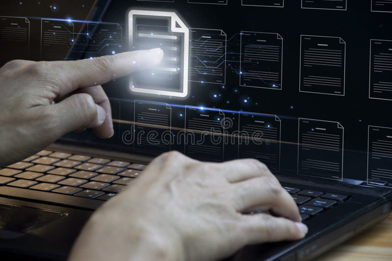 Office Document Review Concept Process for Reviewing Plans Stock Image ...