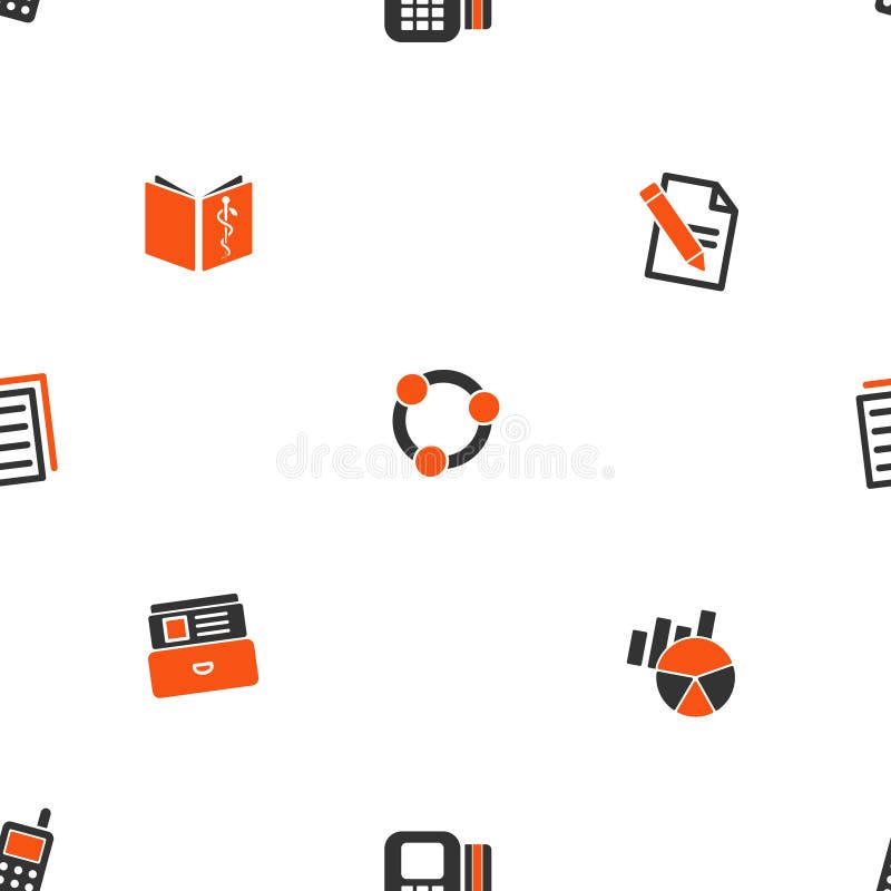 Office Documents Pattern Stock Illustrations – 837 Office Documents ...