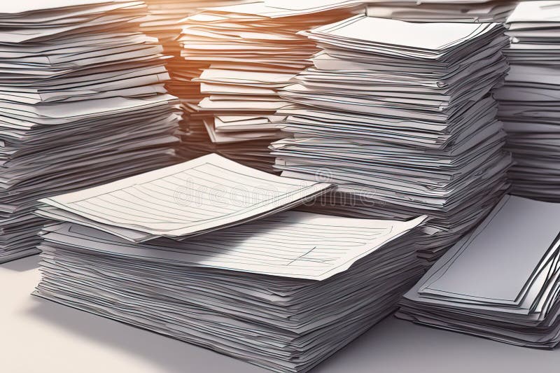 Office Documents on the Table.office Documents on the Table Stock ...