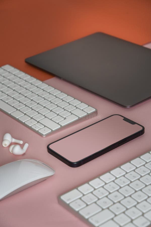 Office Electronic Smart Devices. Stock Photo - Image of media, creation ...