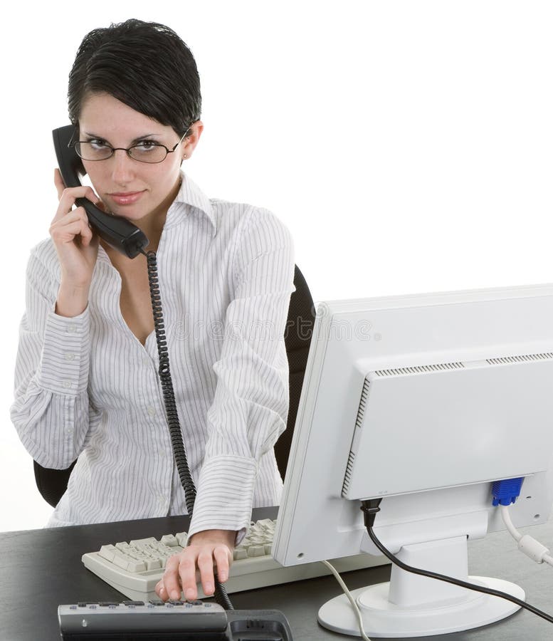 Office Employee stock photo. Image of support, service - 18387014