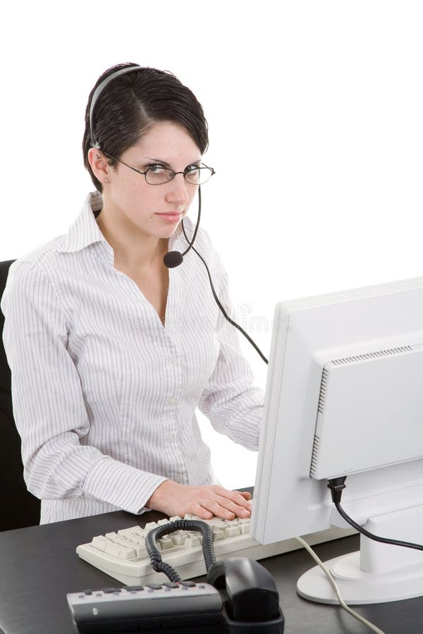 Office Employee stock photo. Image of support, service - 18387014