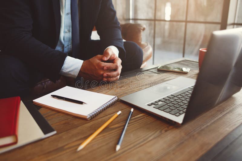 Office Employee Working at the Computer Stock Image - Image of concept ...