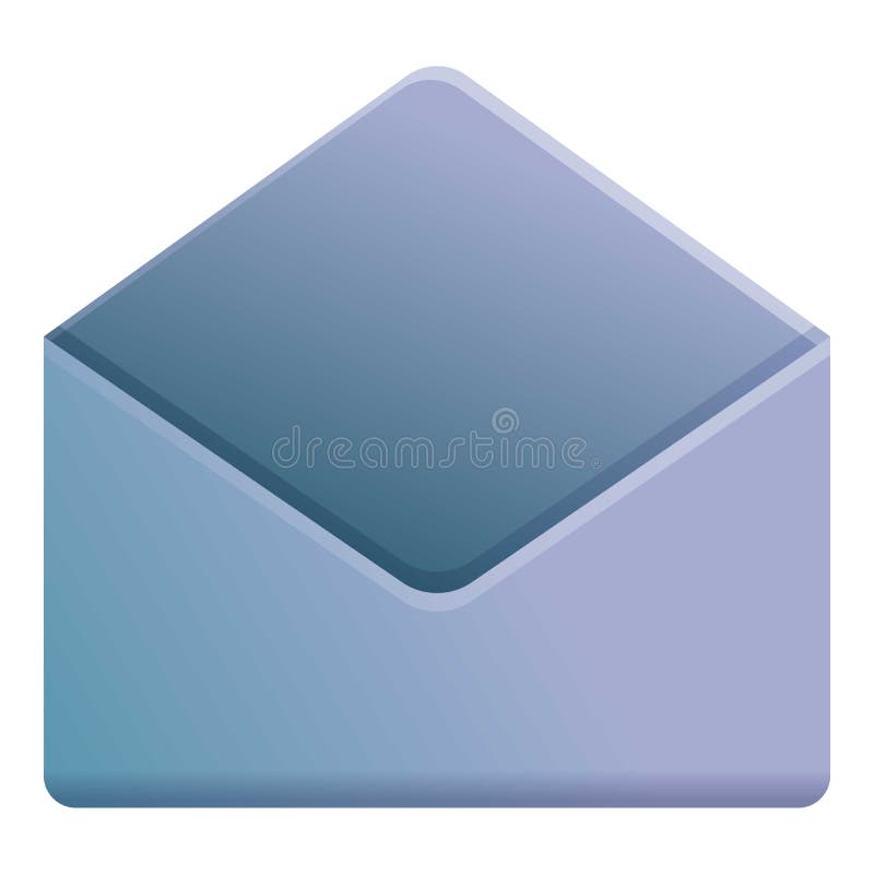 Office Envelope Icon, Cartoon Style Stock Vector - Illustration of ...