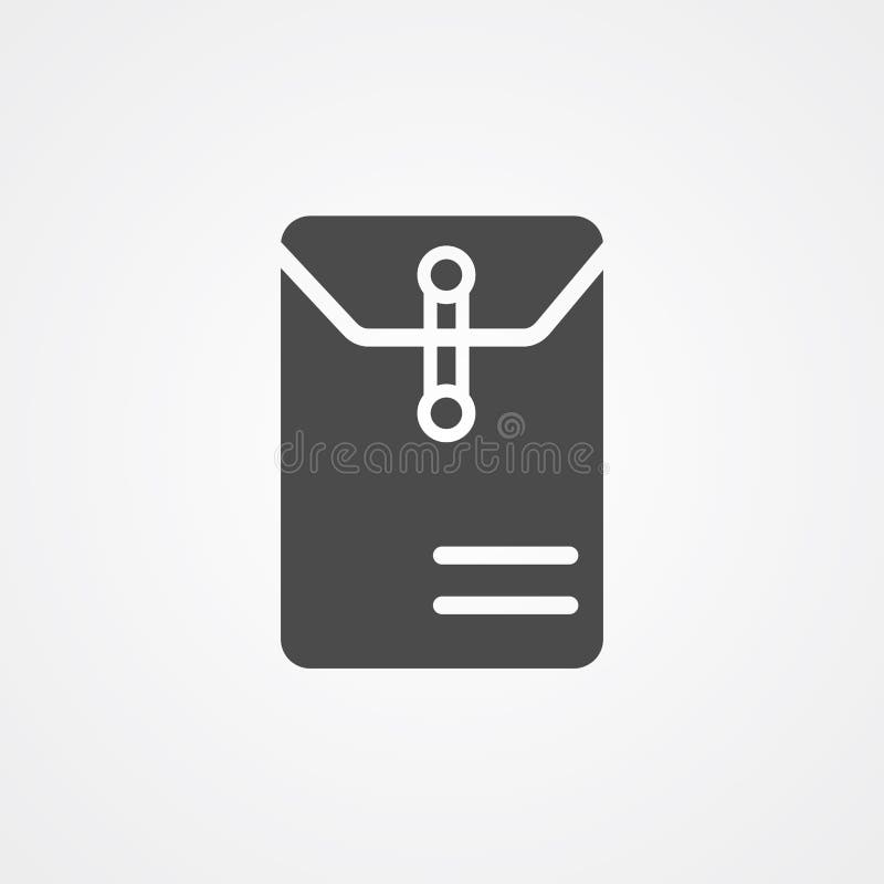 Office Envelope Vector Icon Sign Symbol Stock Vector - Illustration of ...