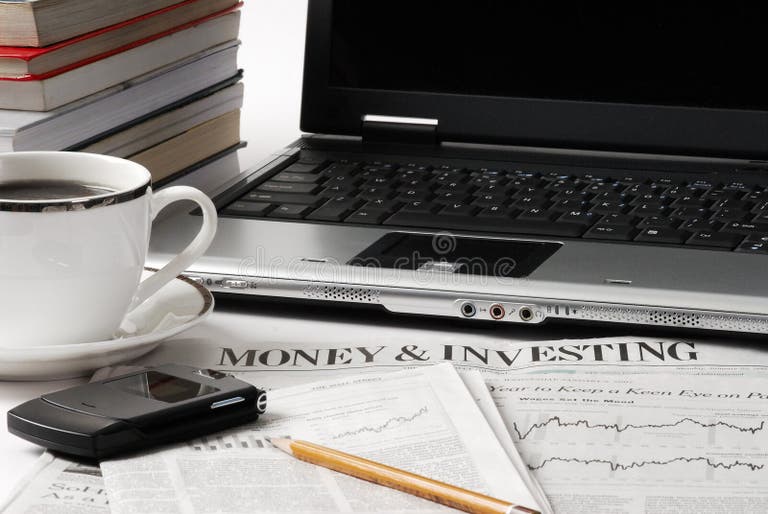 Office environment stock image. Image of laptop, paper - 1852617