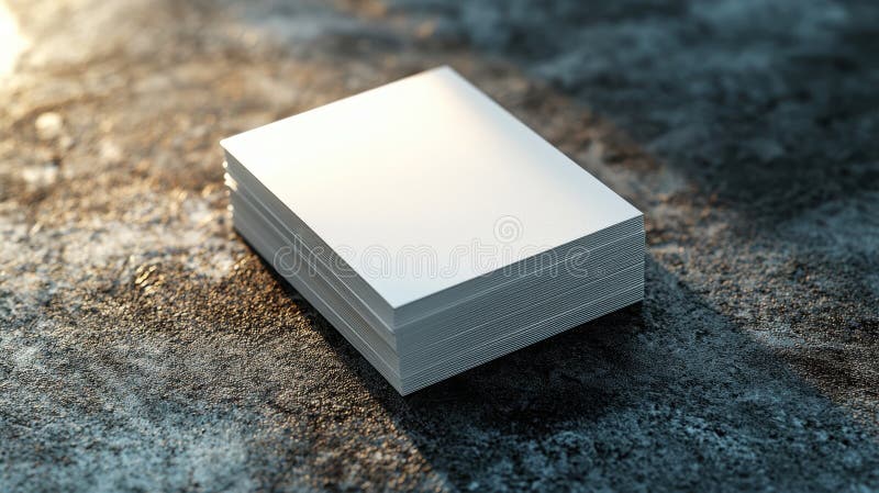 Office Environment Photography Minimalist Aesthetic of Paper Stack ...