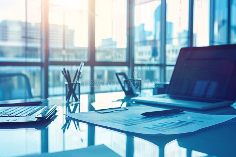 Office Environment Where Professionals are Engaged in a Risk Assessment ...