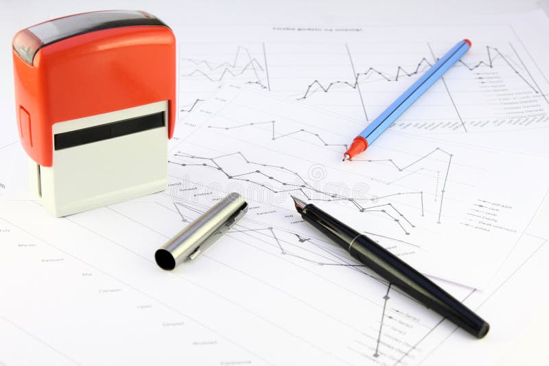 Office equipment stock image. Image of chafe, plans, desk - 8159909