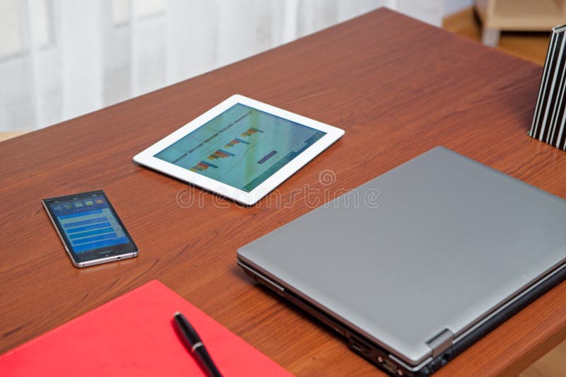 Office equipment stock image. Image of hands, notebook - 51967141