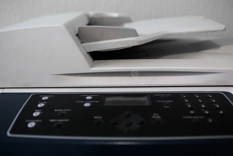 Office Equipment Printer Scanner Copier Universal Printing Stock Photo ...