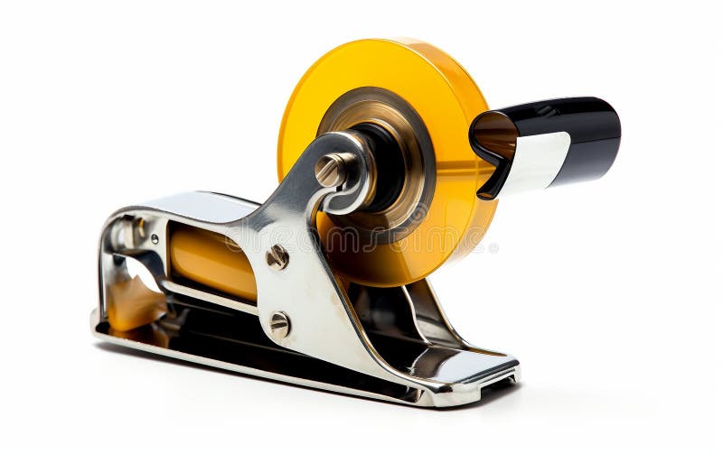 Office Essentials on White Background Stock Illustration - Illustration ...