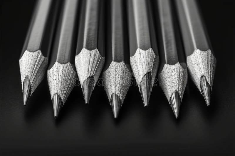 Office Essentials Wooden Pencils, Black and White, a Sharp Group Stock ...