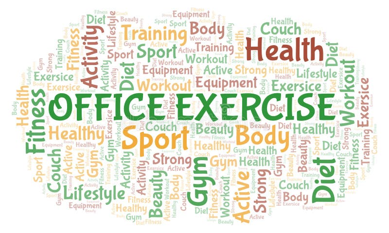 Exercise word stock illustration. Illustration of exercise - 12191094