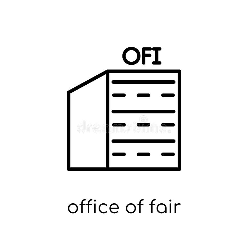 Office of Fair Trading (OFT) Icon. Trendy Modern Flat Linear Vec Stock ...