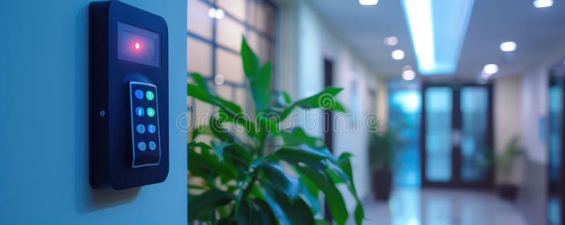 Office by Featuring a Fingerprint Scan Access Control System Machine on ...