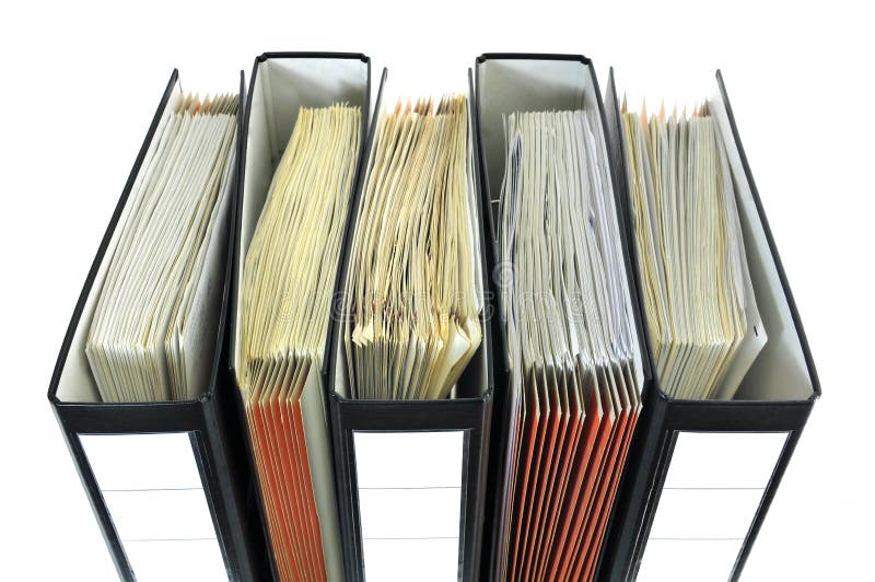 Black office files stock image. Image of paper, documents - 11665627