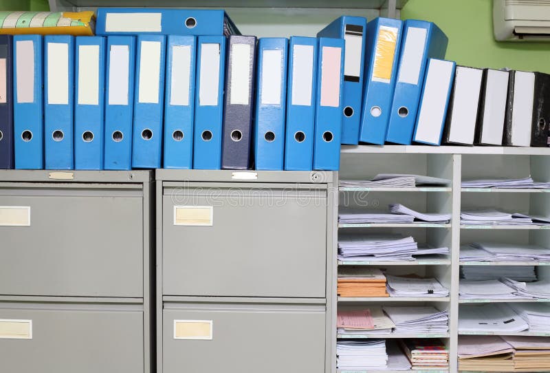 Thick blue file stock photo. Image of bills, office, firm - 18894514