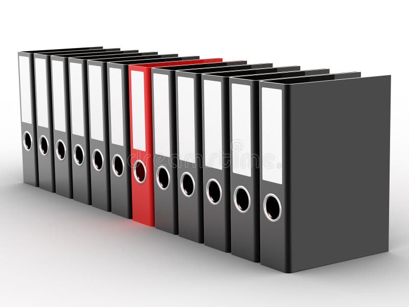 Office files and notebook stock photo. Image of keeping - 5650278