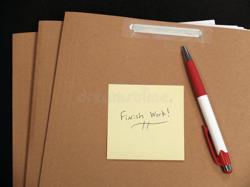 Files on Desk stock photo. Image of desk, legal, work - 15741642