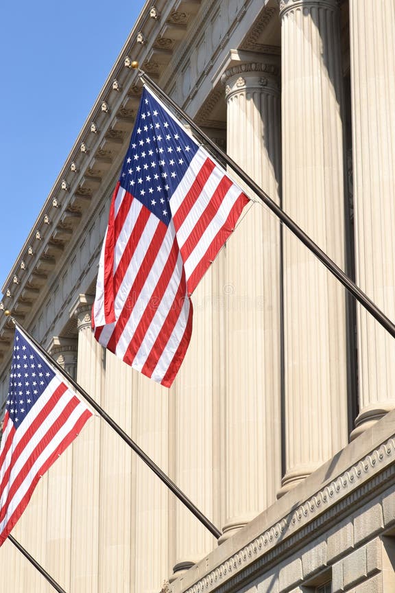 Office Flags stock photo. Image of united, states, marble - 33364406