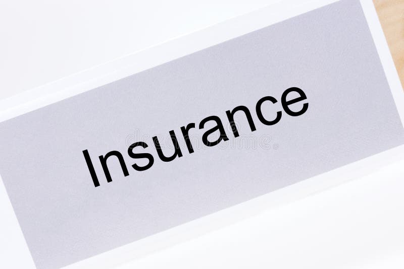 A Folder with the Label Regulations Stock Photo - Image of folders ...