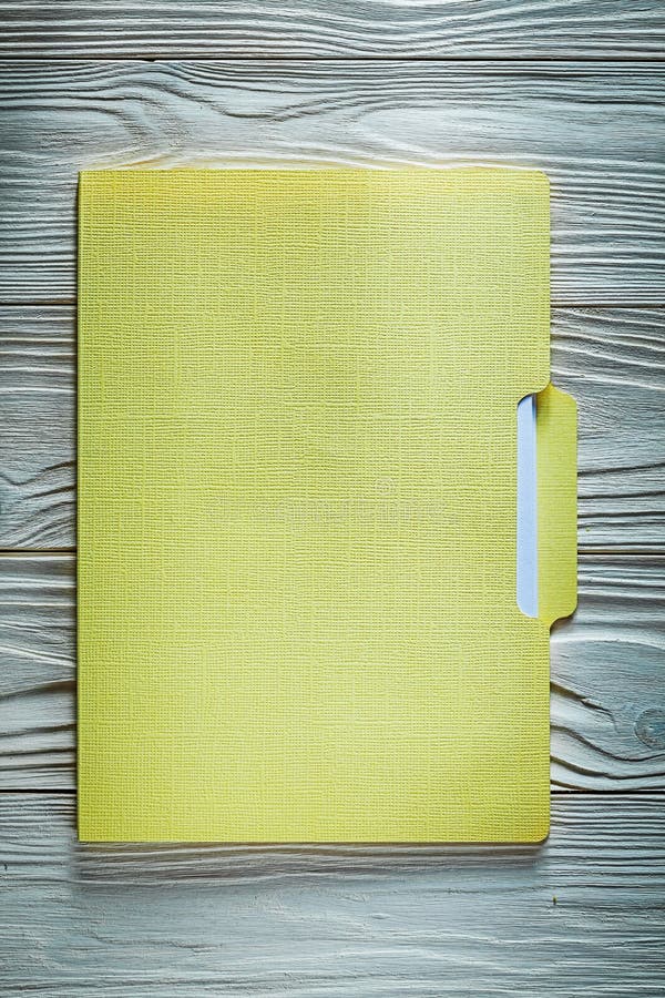 Office Folder on Wooden Board Education Concept Stock Image - Image of ...