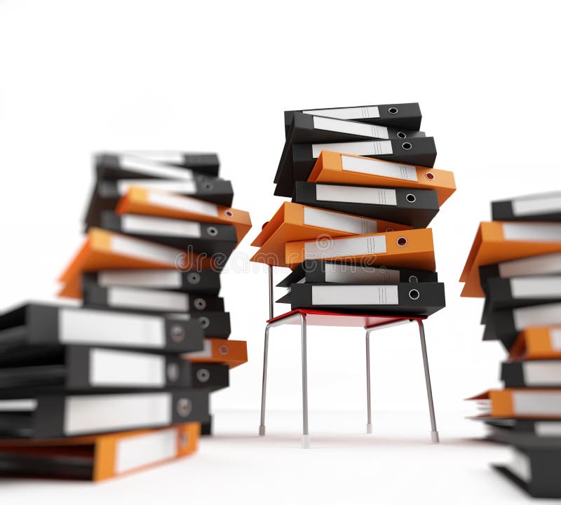 Office Folders Icon. Documents Symbol. Sign File Binders Vector Stock ...