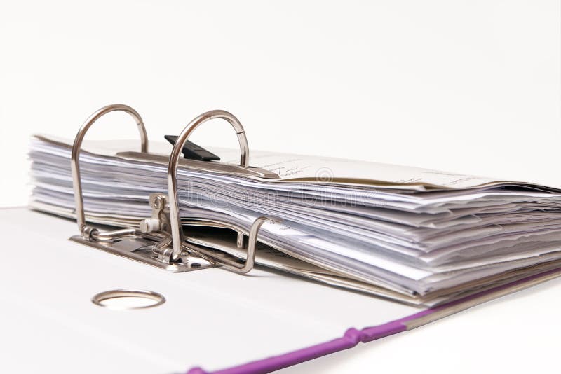 Open binder 03 stock image. Image of archiving, files, archivating - 804921