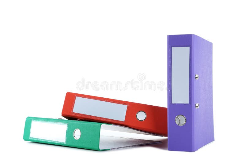 Office folders stock image. Image of data, folder, blank - 90636605
